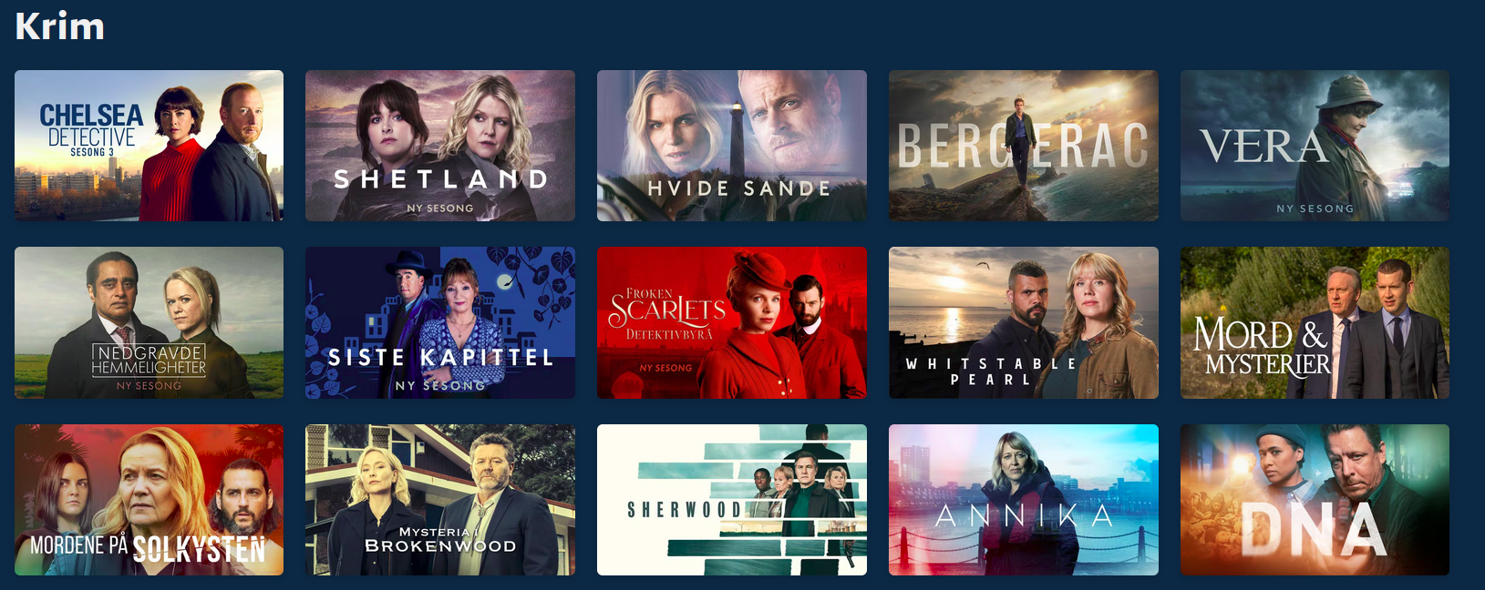 De mest populære krimseriene på NRK akkurat nå – Norsk TV i utlandet